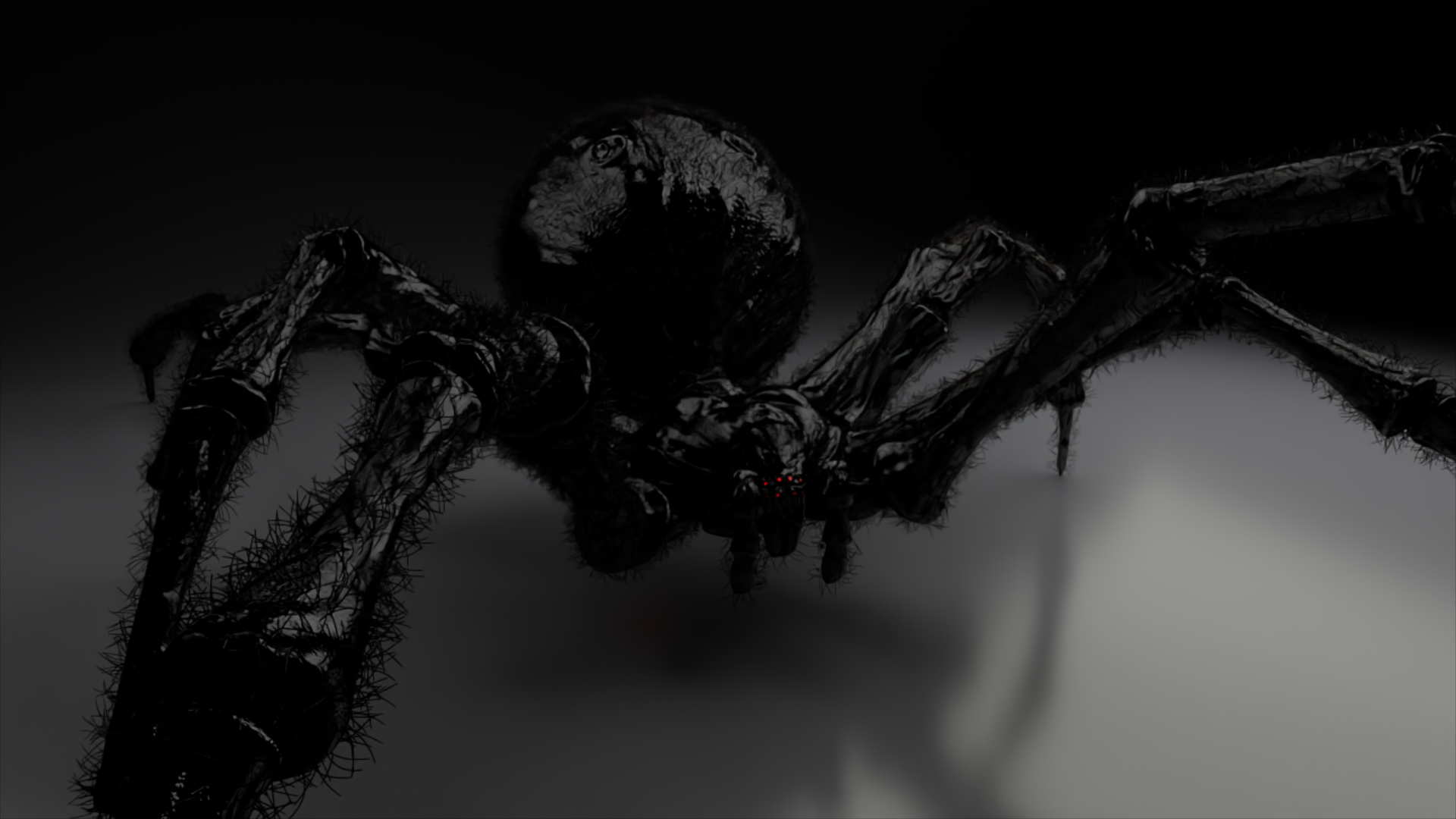 3D Scary Black Widow Spider Model - TurboSquid 2030887