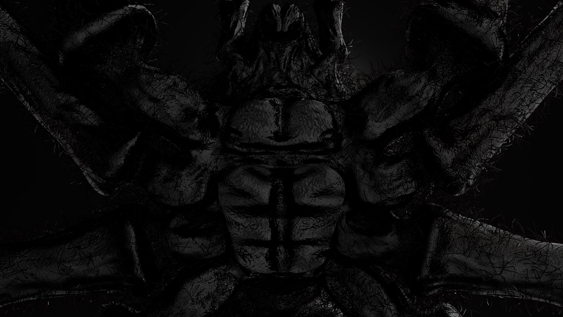 3D Scary Black Widow Spider Model - TurboSquid 2030887