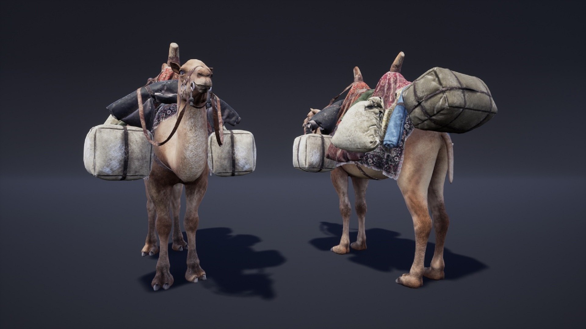 3D Camel Rigged - TurboSquid 2371384