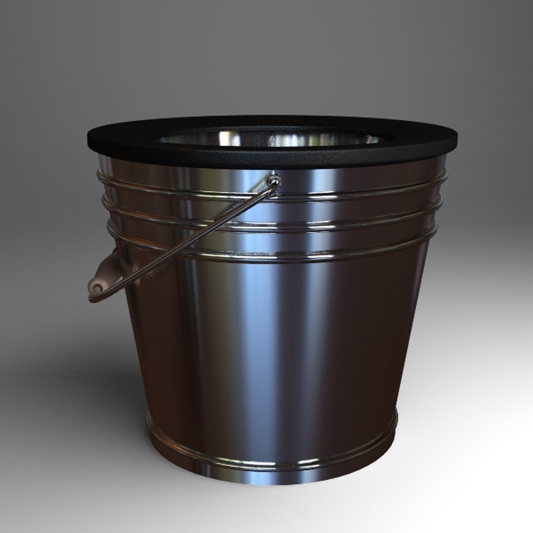 3d Bucket Contains Model