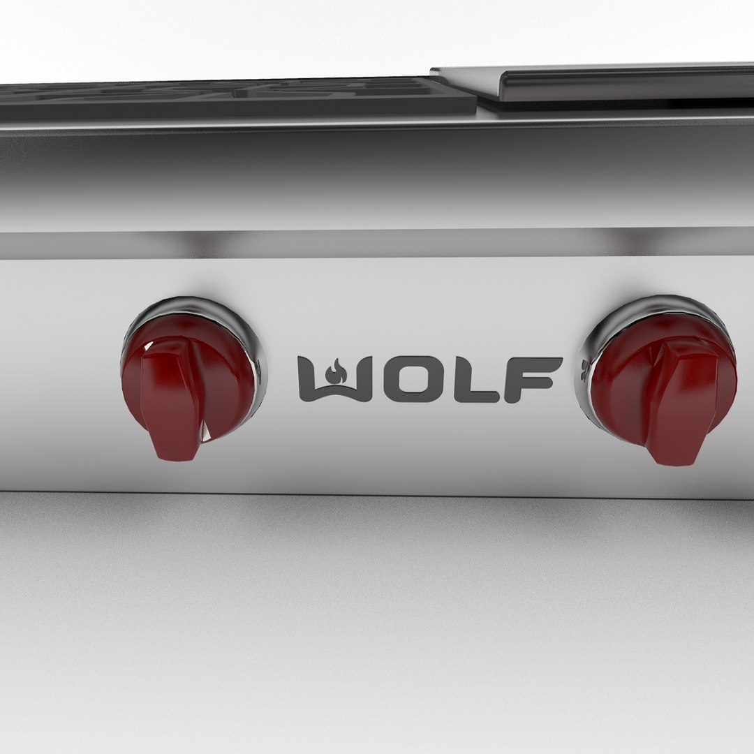 3d Wolf Cooktop
