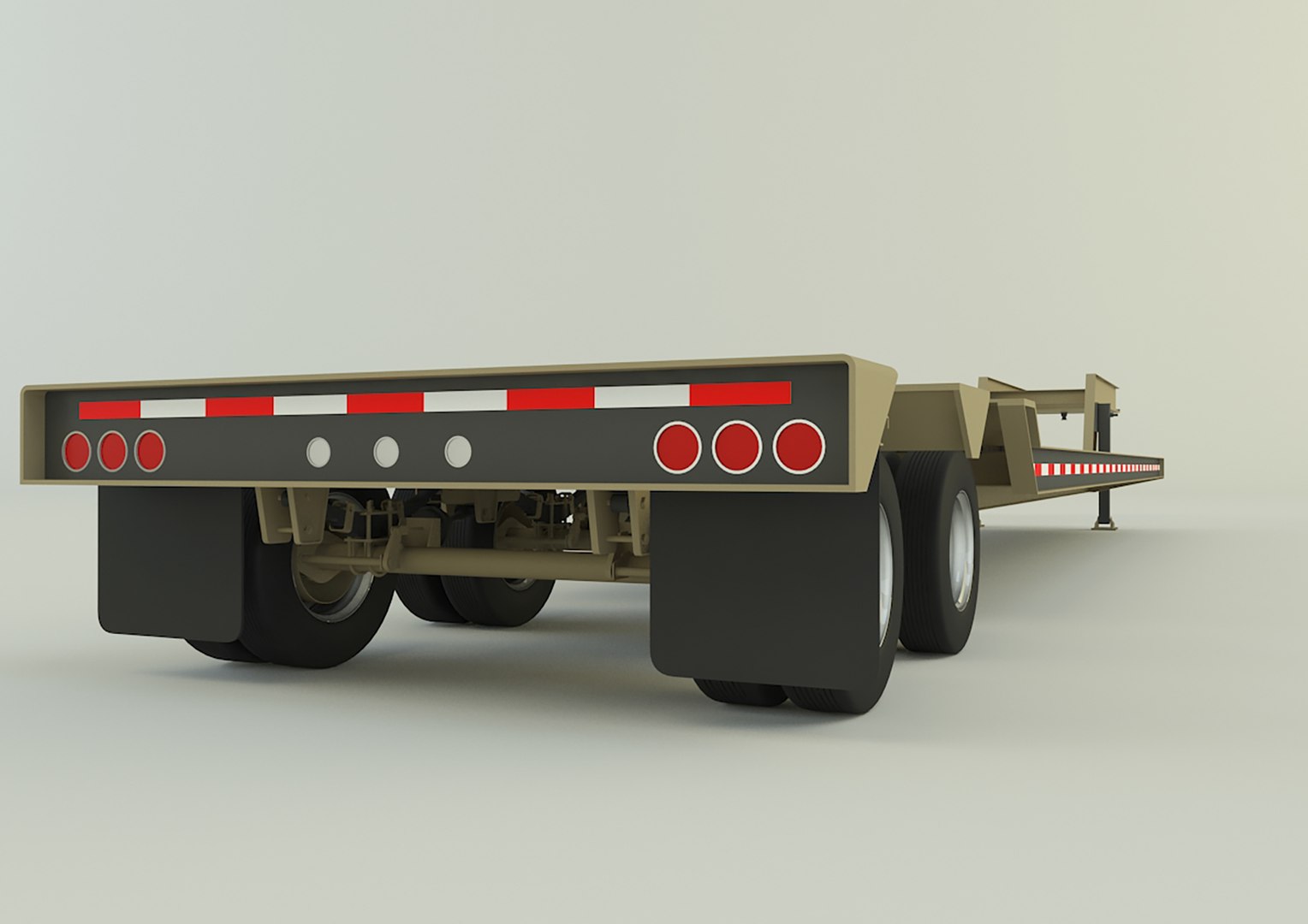LowBoy Trailer 3D Model 3D Model - TurboSquid 2064919