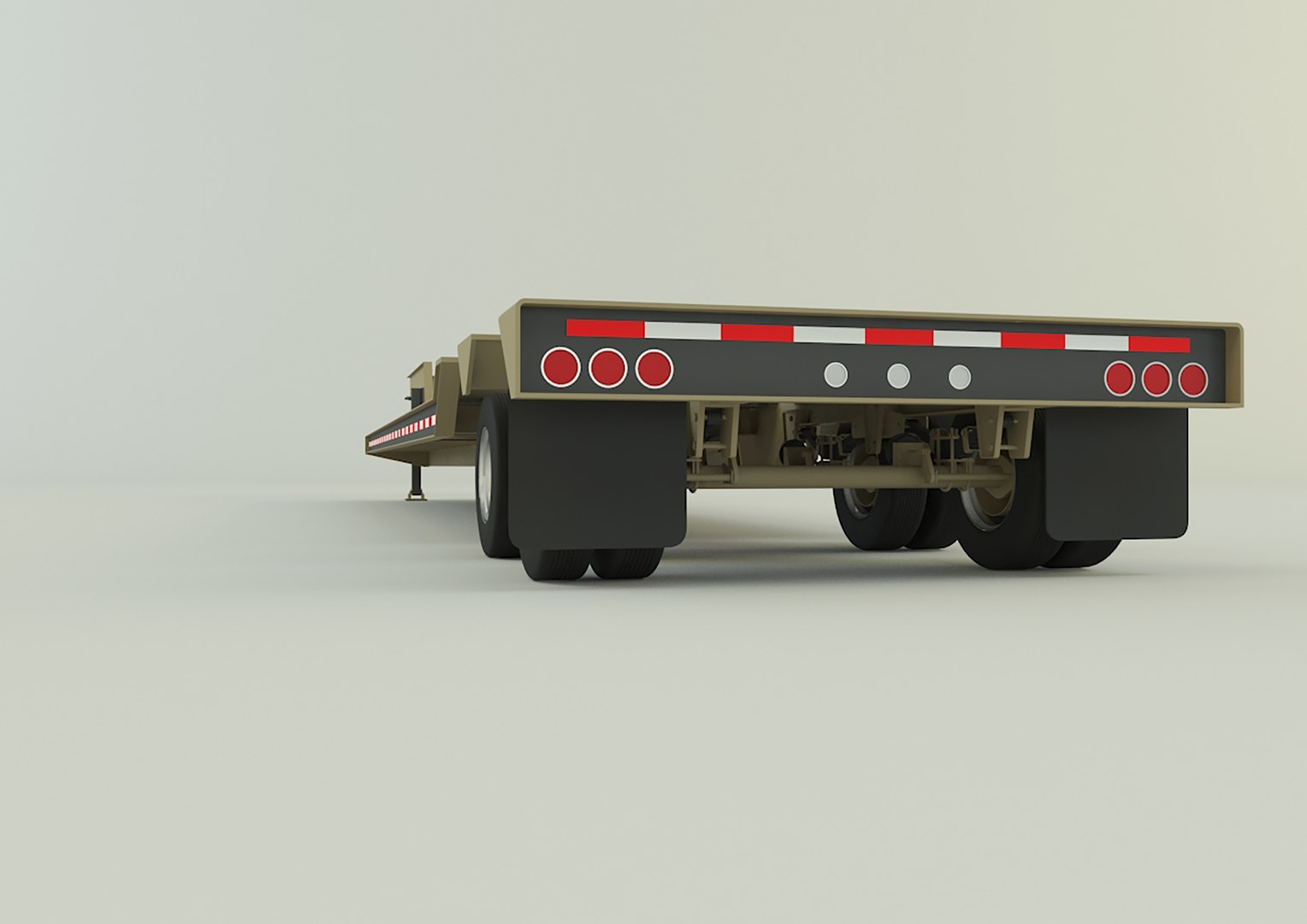 LowBoy Trailer 3D Model 3D Model - TurboSquid 2064919