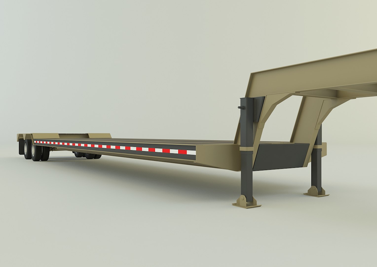 LowBoy Trailer 3D Model 3D Model - TurboSquid 2064919
