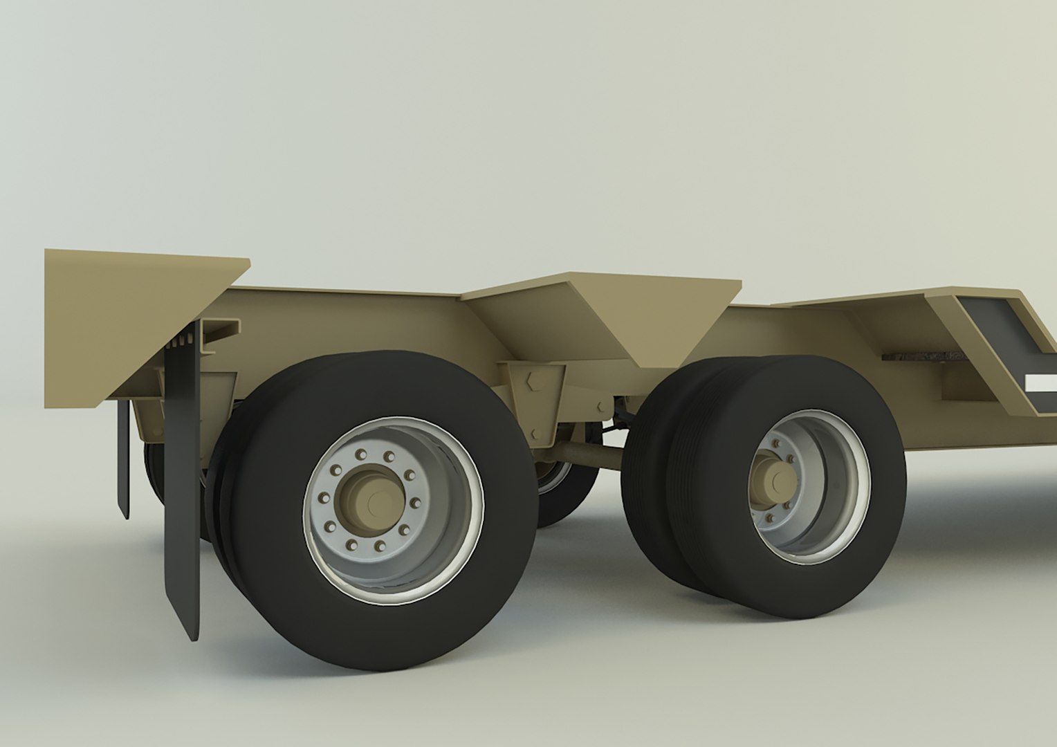 LowBoy Trailer 3D Model 3D Model - TurboSquid 2064919