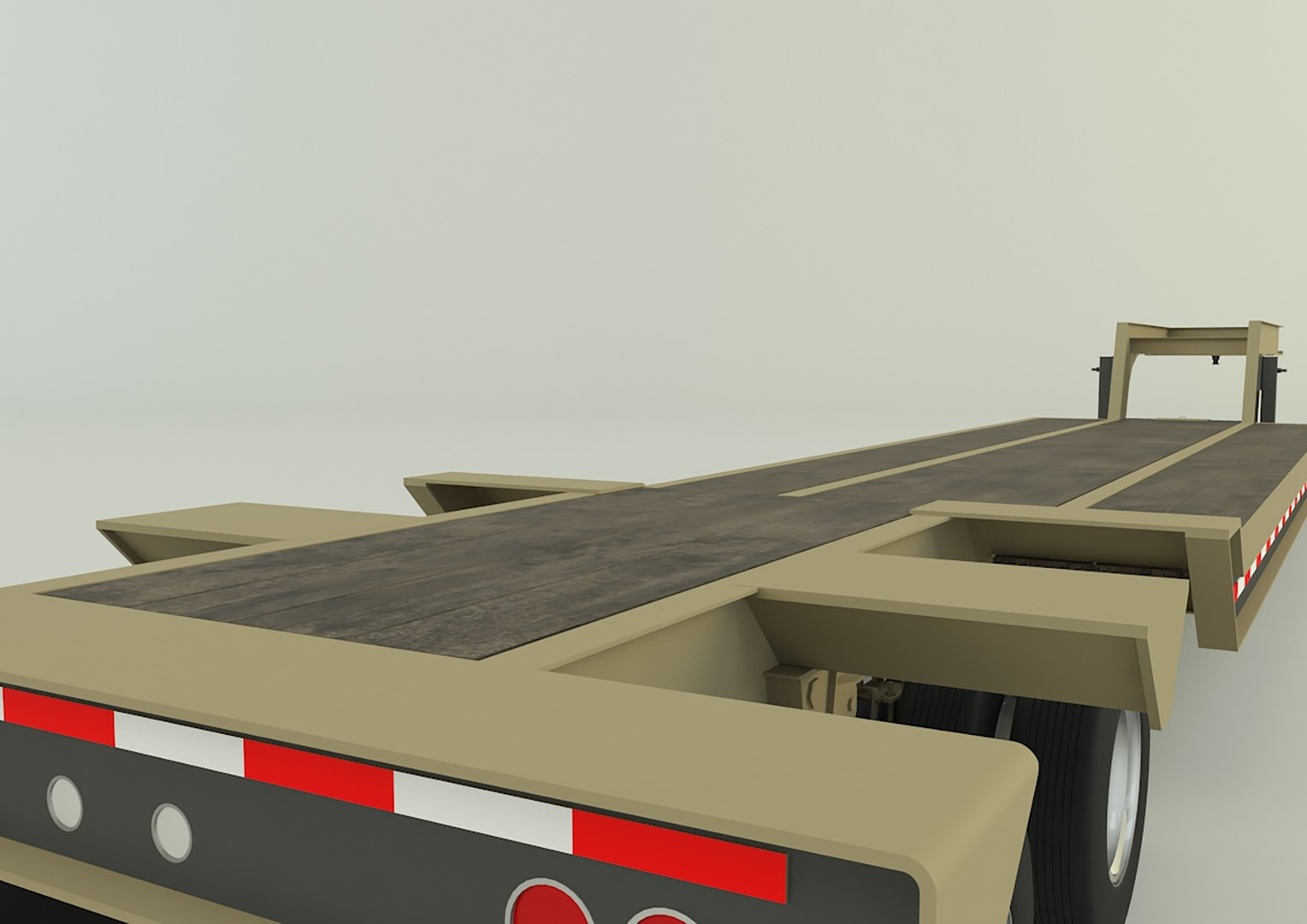 LowBoy Trailer 3D Model 3D Model - TurboSquid 2064919