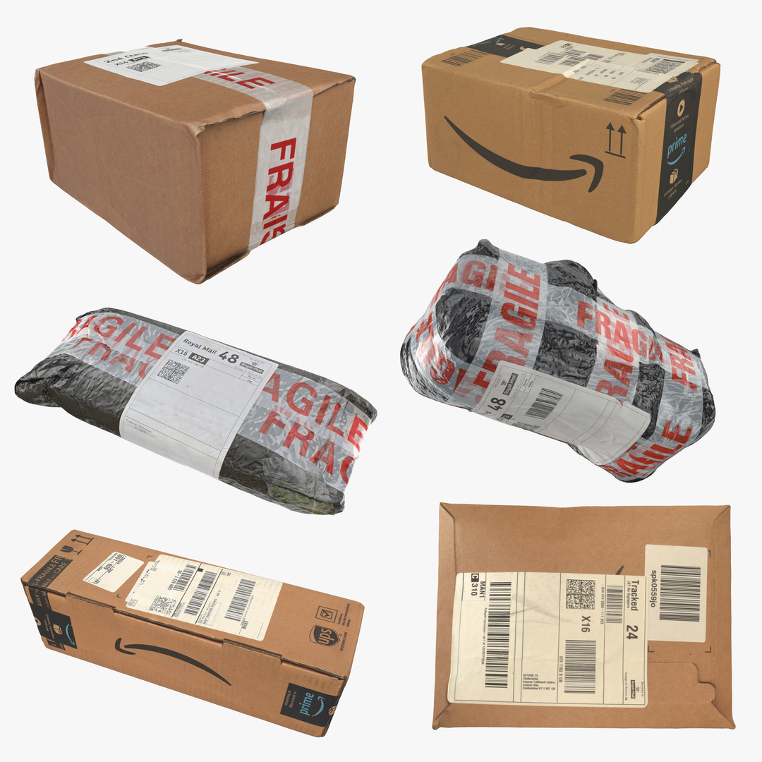 3D model Parcel Collection - TurboSquid 1734004