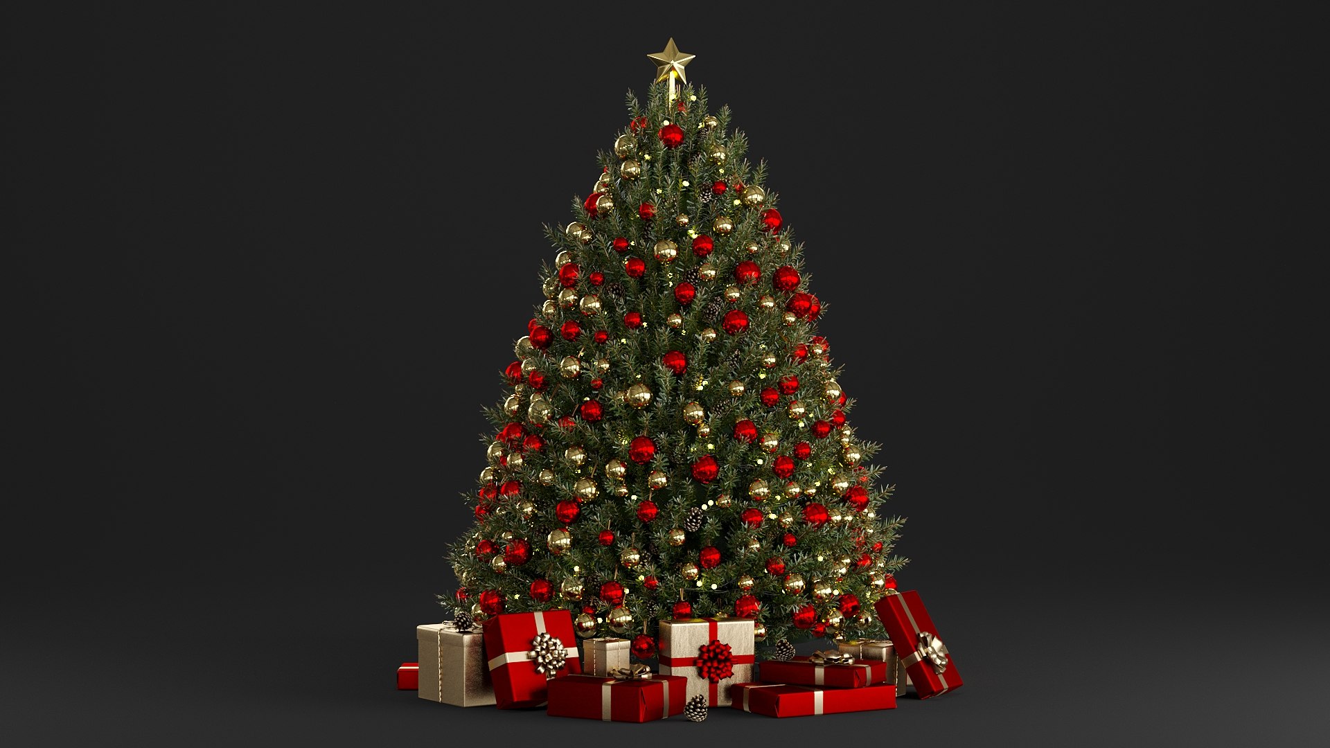 3D Christmas Tree Model - TurboSquid 1814992