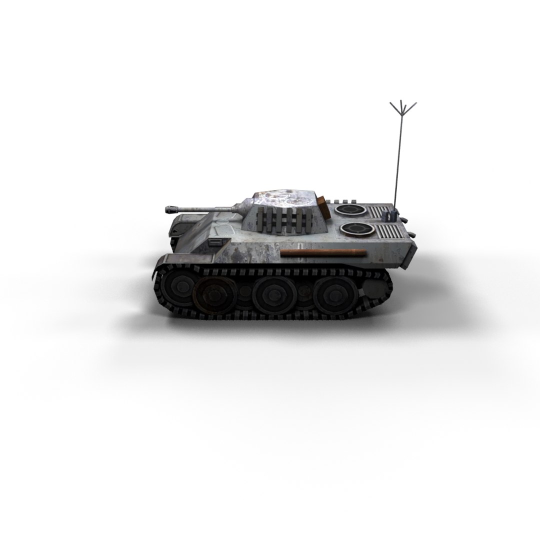 3d Vk Tank 2 Polys