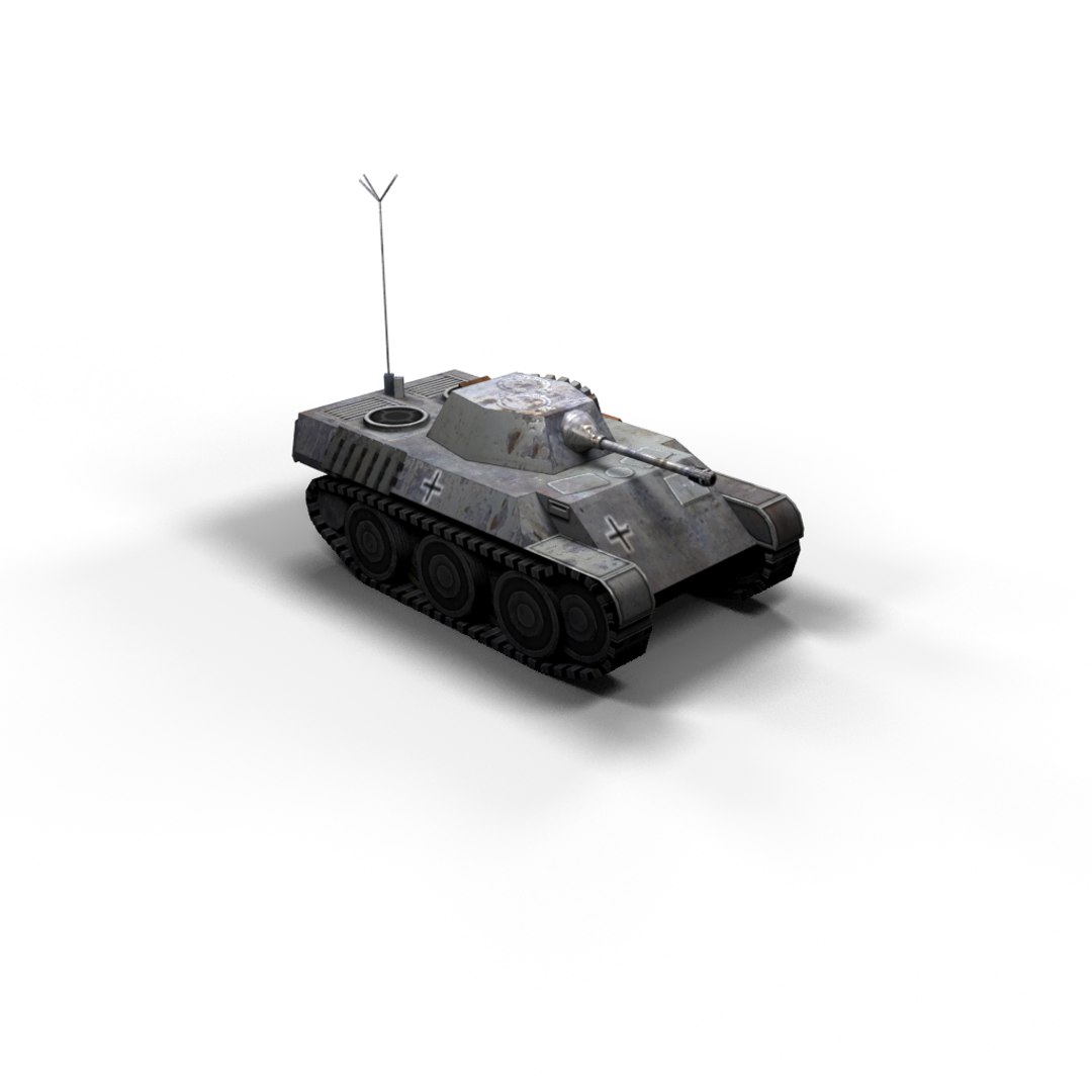 3d Vk Tank 2 Polys