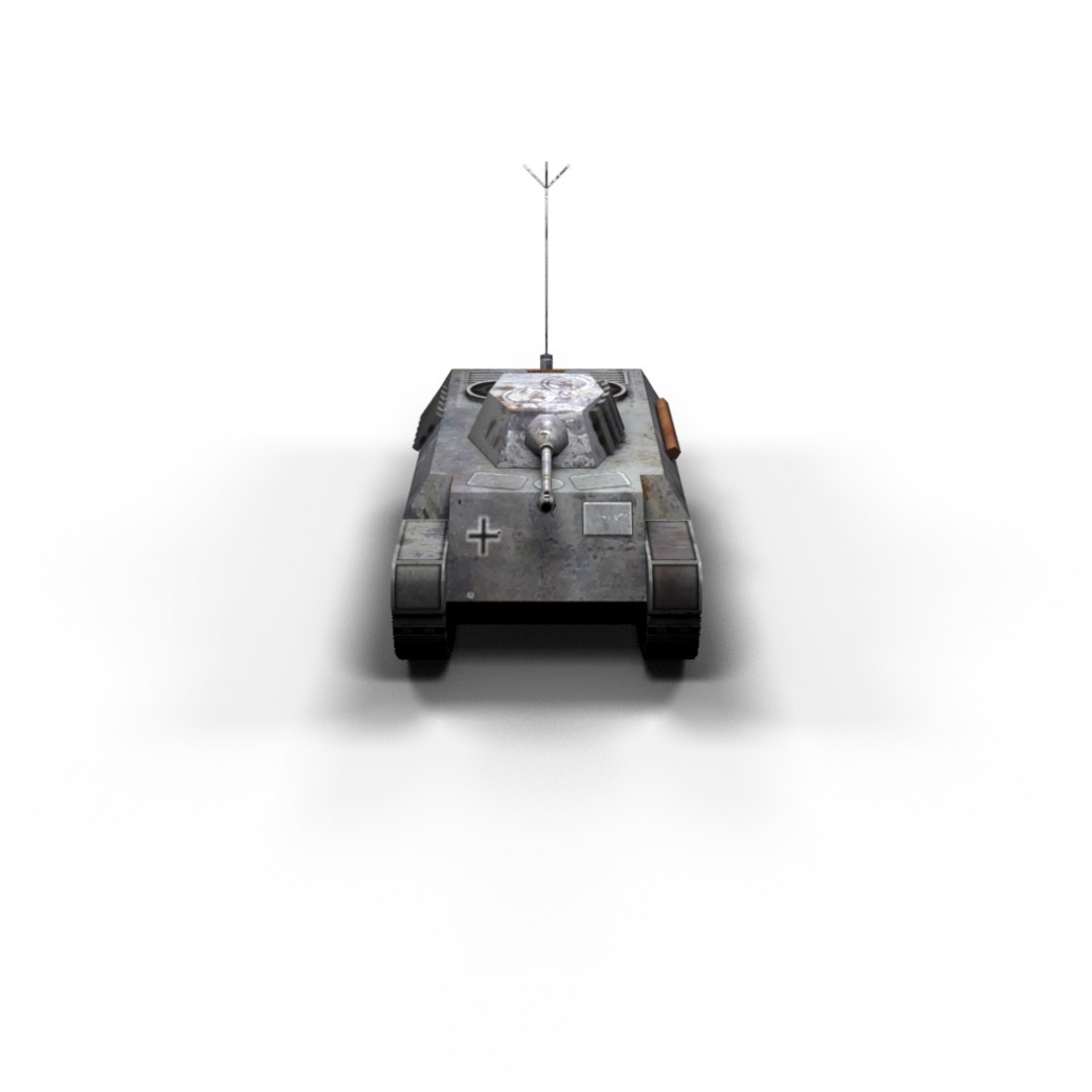 3d Vk Tank 2 Polys