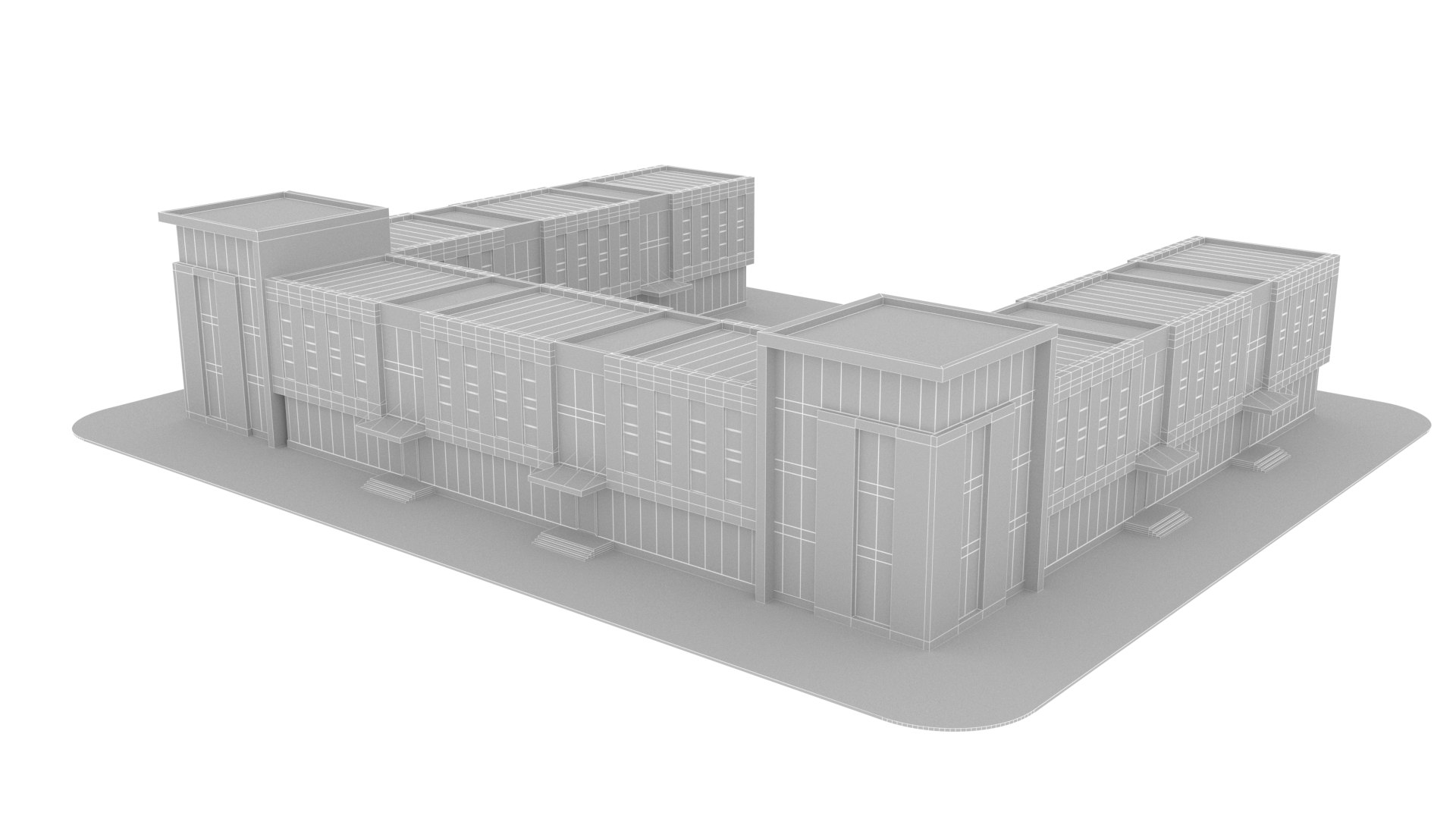 3D Government Building - TurboSquid 2290928