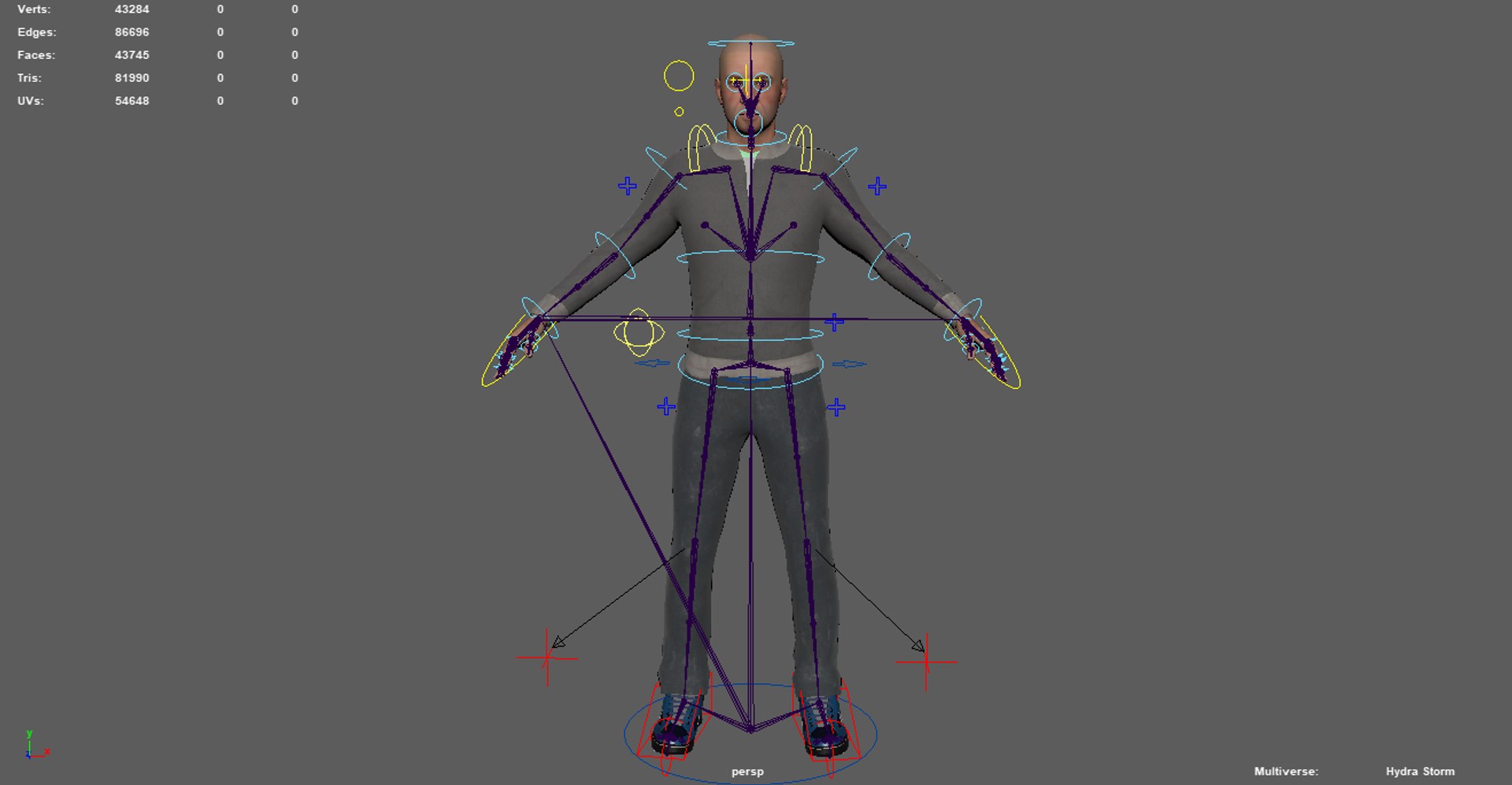 3D Realistic Game Ready Male Character with Facial Motion Capture ...