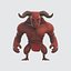 3D A Muscular Red Demon - TurboSquid 2262451