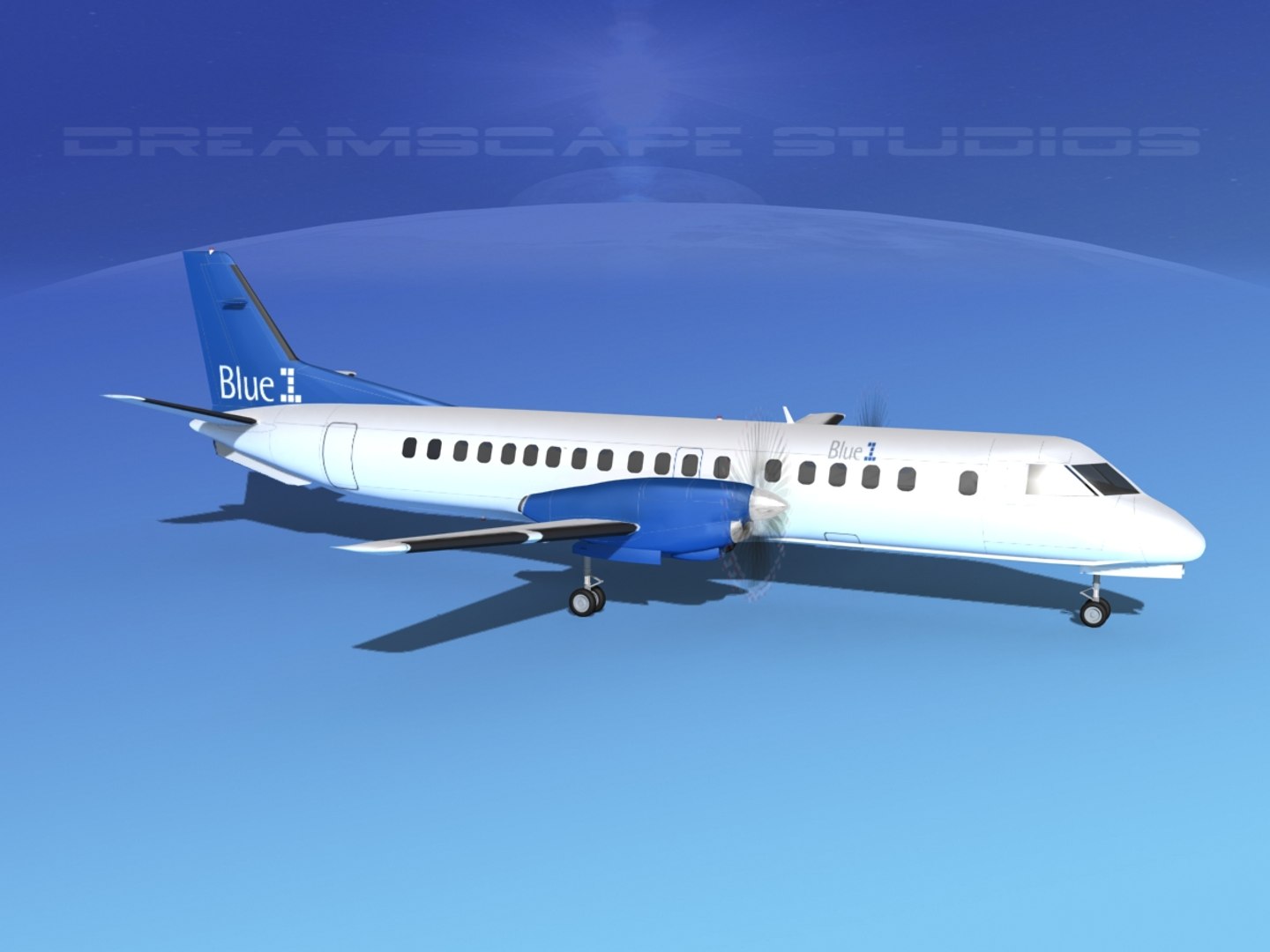 3D Cockpit Saab 2000 - TurboSquid 1203940