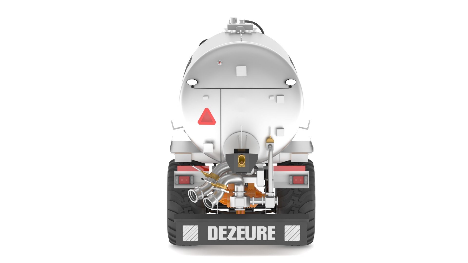 3D Dezeure Slurry Spreader Transline 2 Wheels - TurboSquid 2260836
