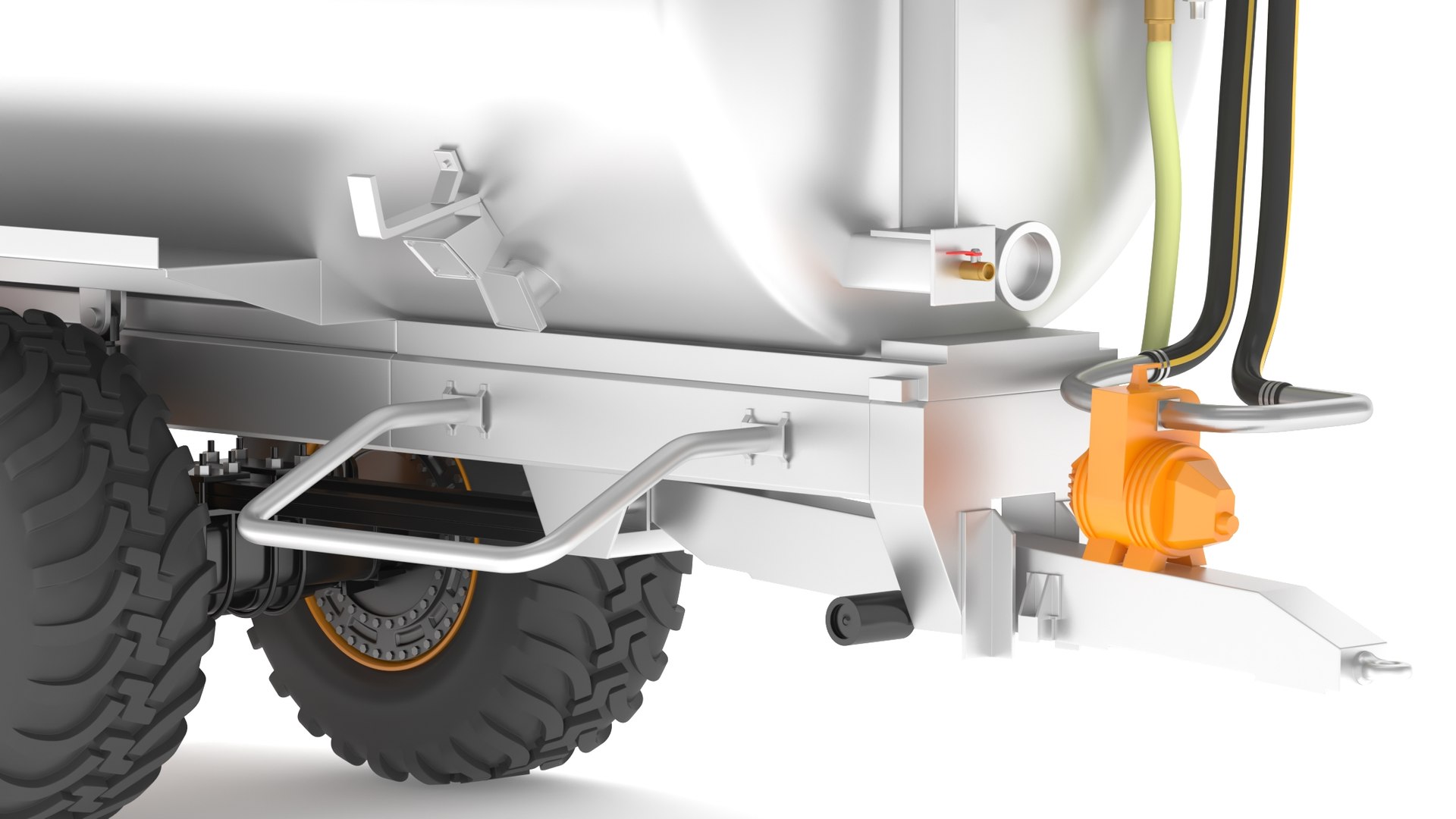 3D Dezeure Slurry Spreader Transline 2 Wheels - TurboSquid 2260836