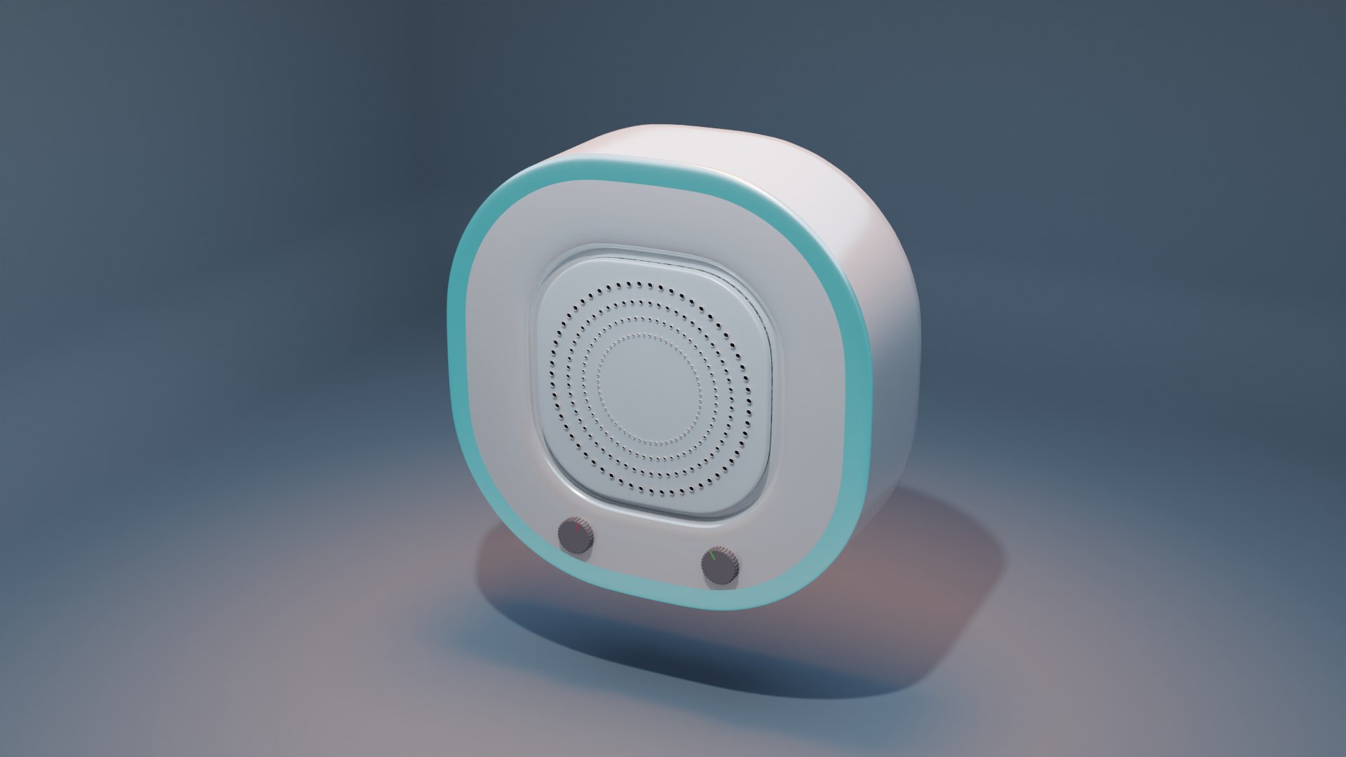 3D 8 High Quality White Noise Speaker App Icons Low-poly 3D Model ...