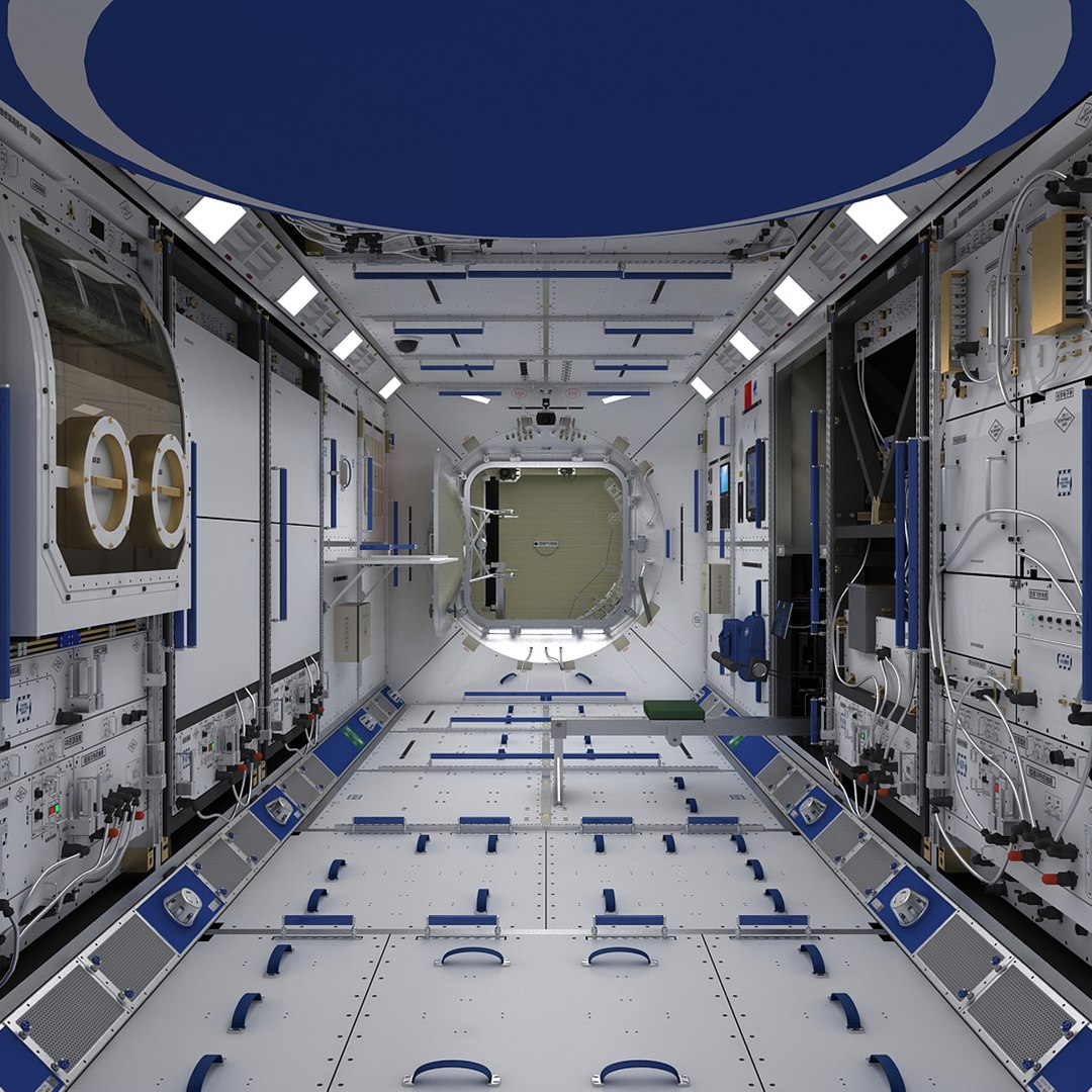 Mengtian Lab Module Internal Structure Model - TurboSquid 2119837