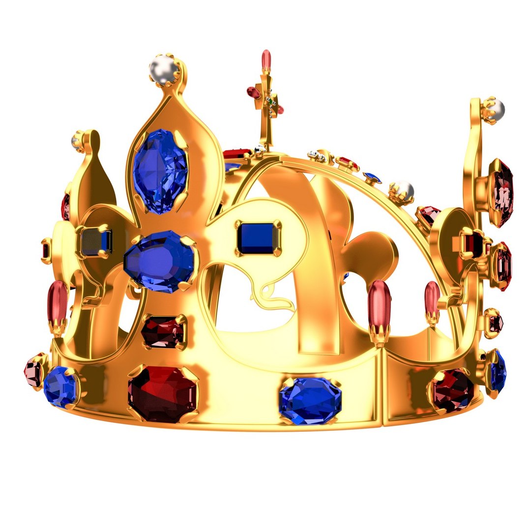 3d Diamond Crown Model
