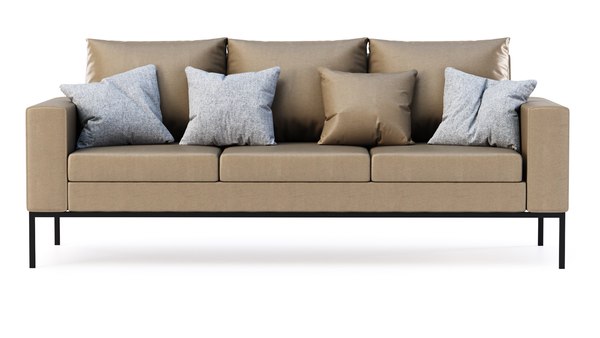 3D HBF Max Lounge Three Seater Sofa - TurboSquid 2023060