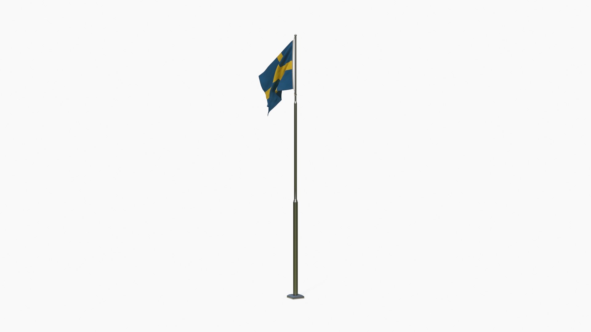 Animated Sweden Flag 3D model - TurboSquid 1799173