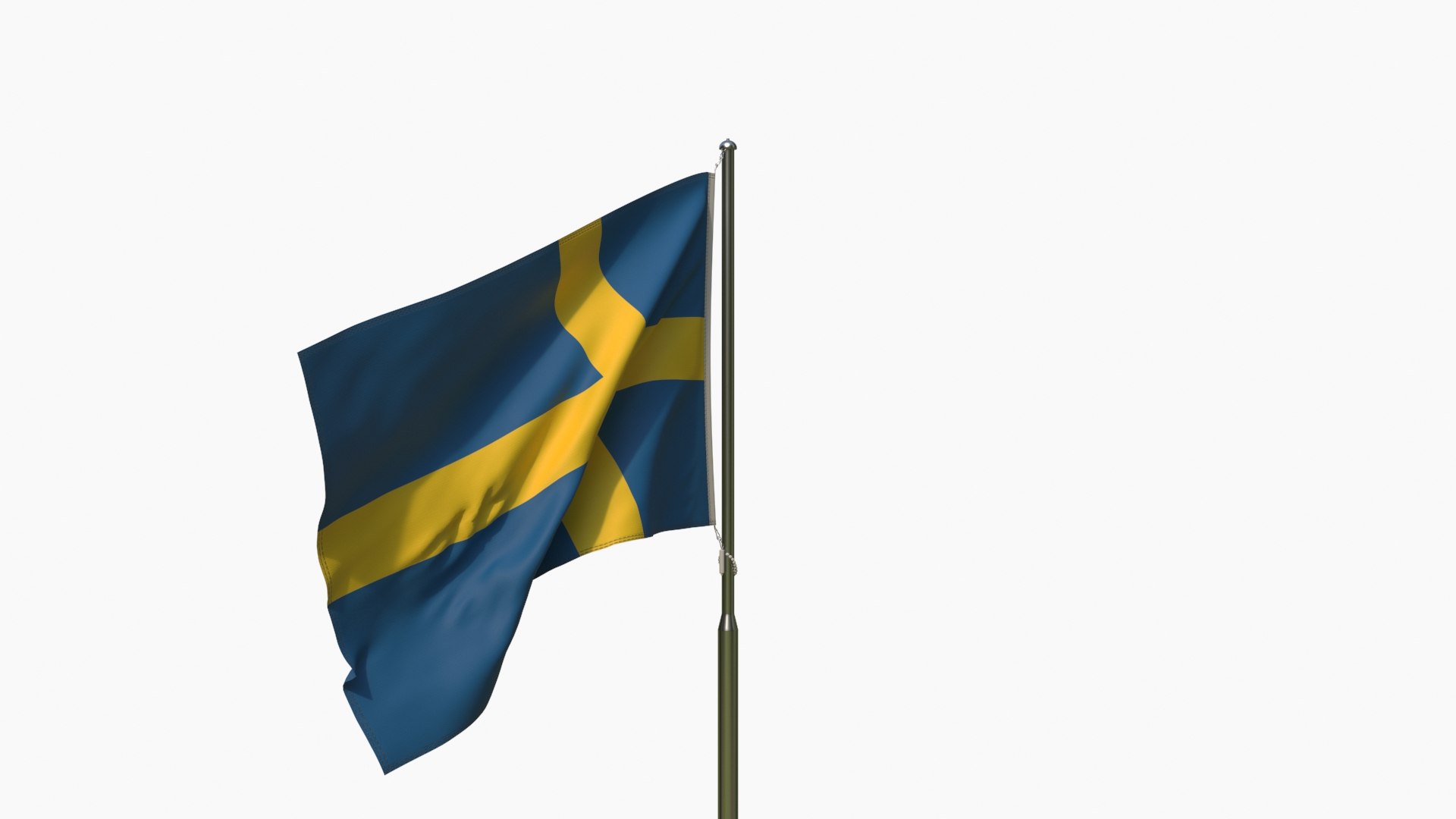 Animated Sweden Flag 3D model - TurboSquid 1799173
