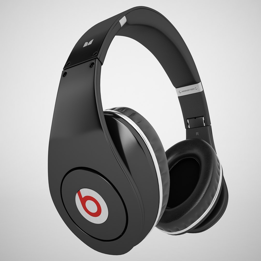 monster beats studio 3d max