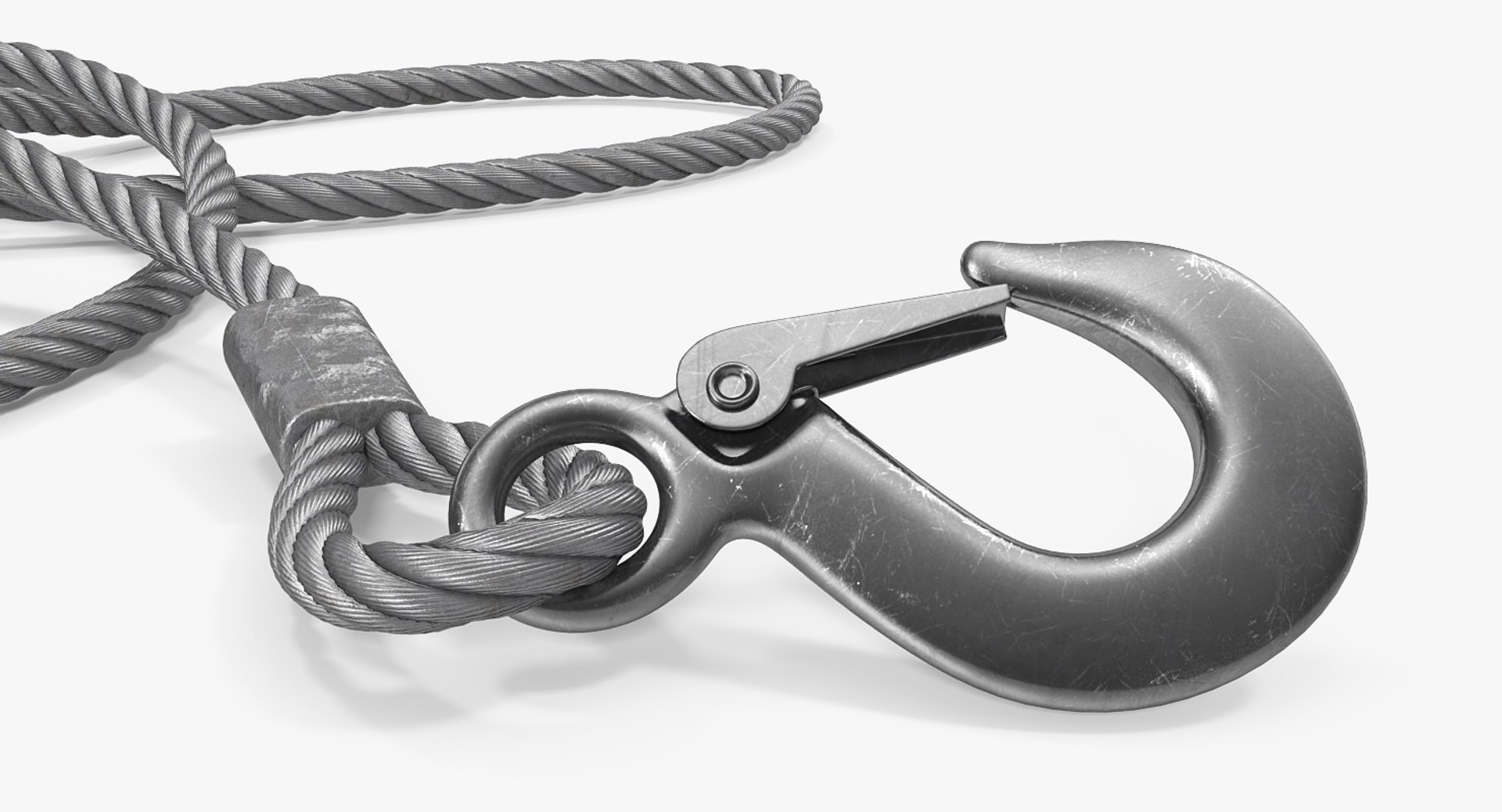 3D model vehicle steel wire tow - TurboSquid 1283453