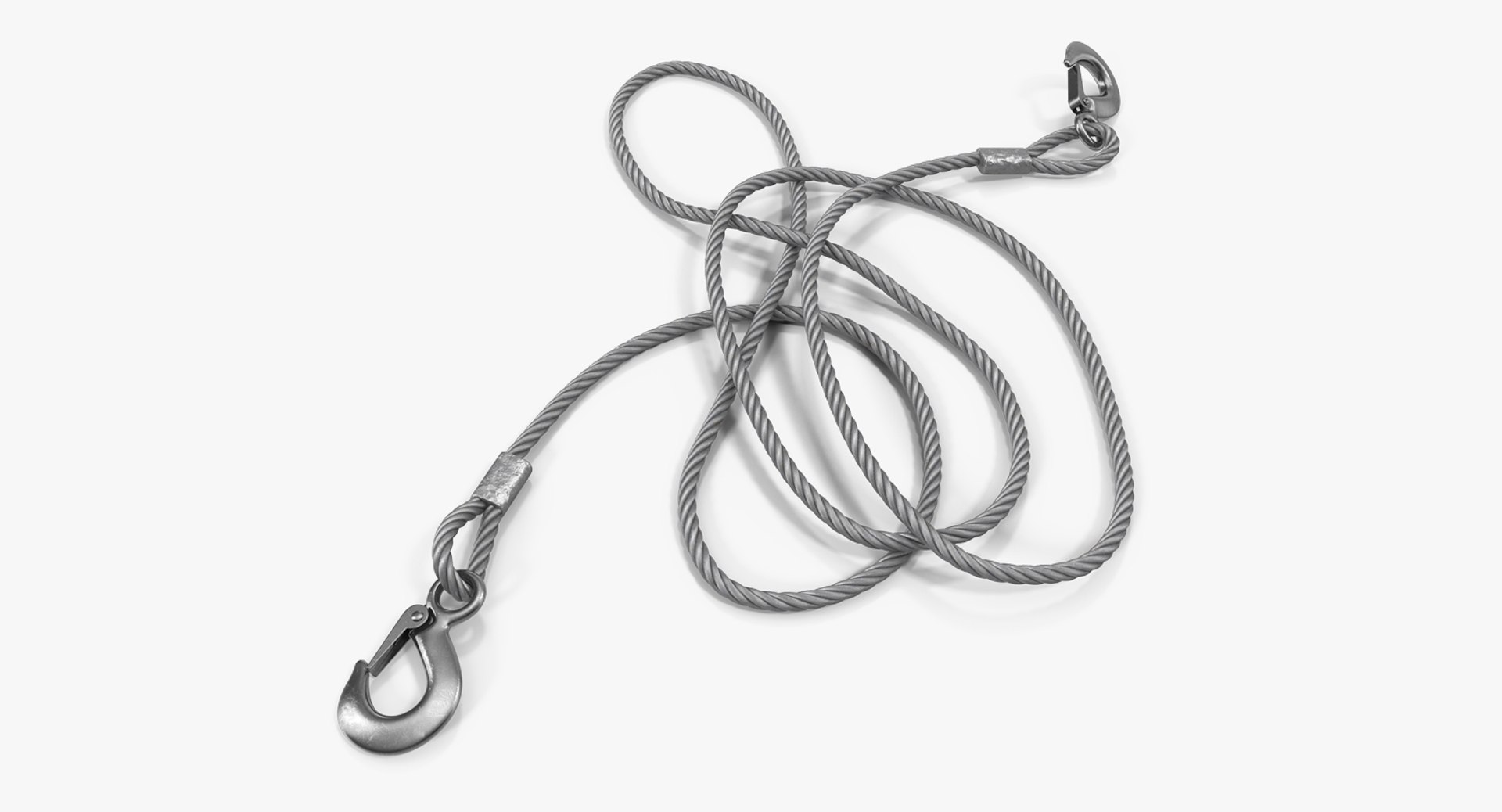 3D model vehicle steel wire tow - TurboSquid 1283453