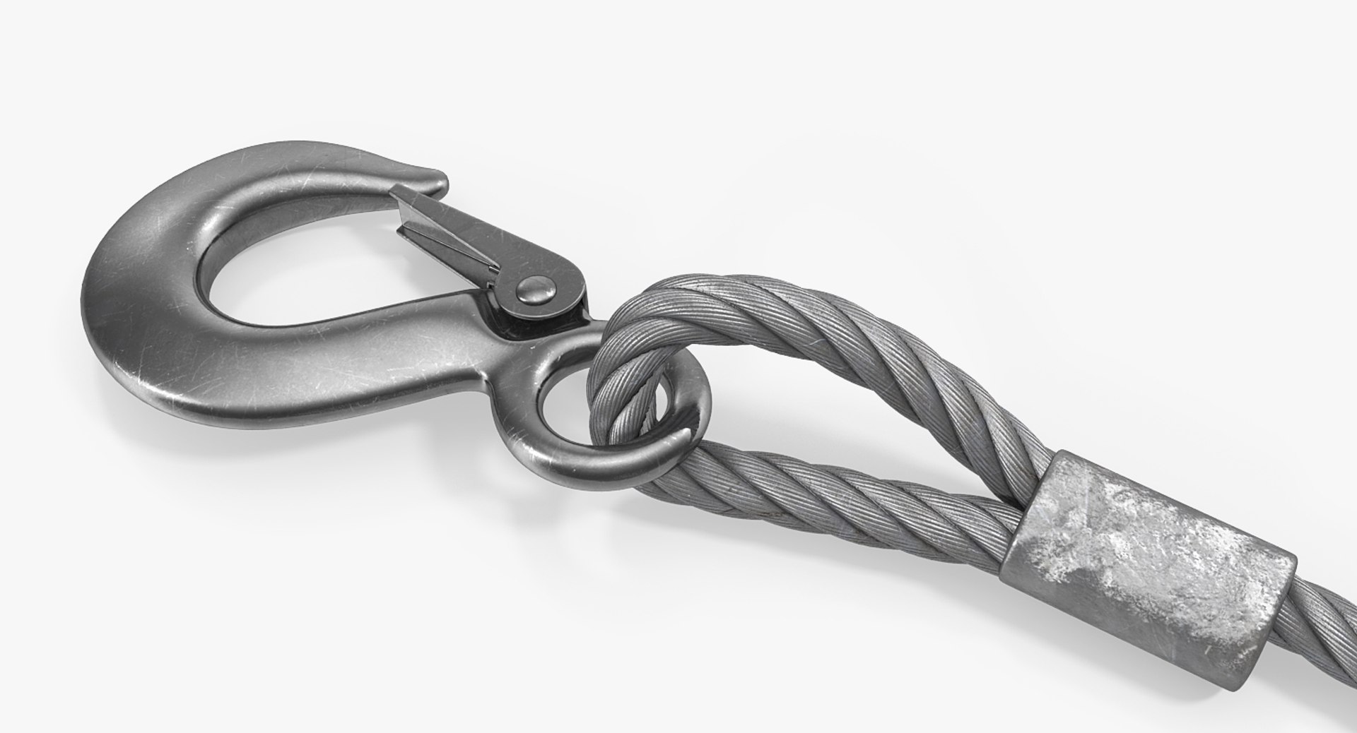 3D model vehicle steel wire tow - TurboSquid 1283453