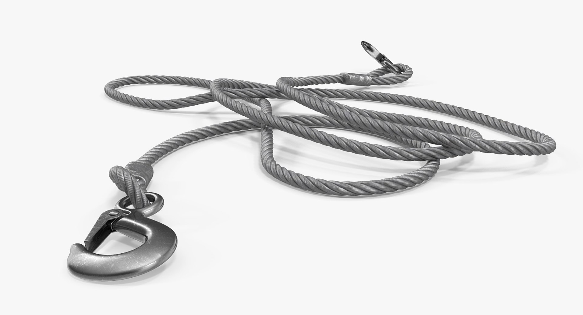 3D model vehicle steel wire tow - TurboSquid 1283453