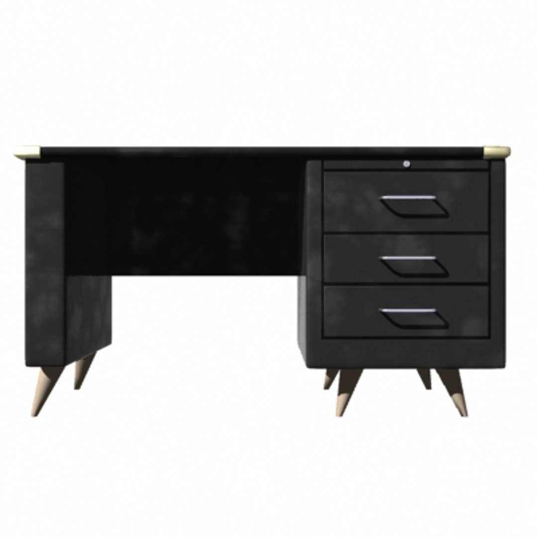 Office Desk 3 3d Dxf