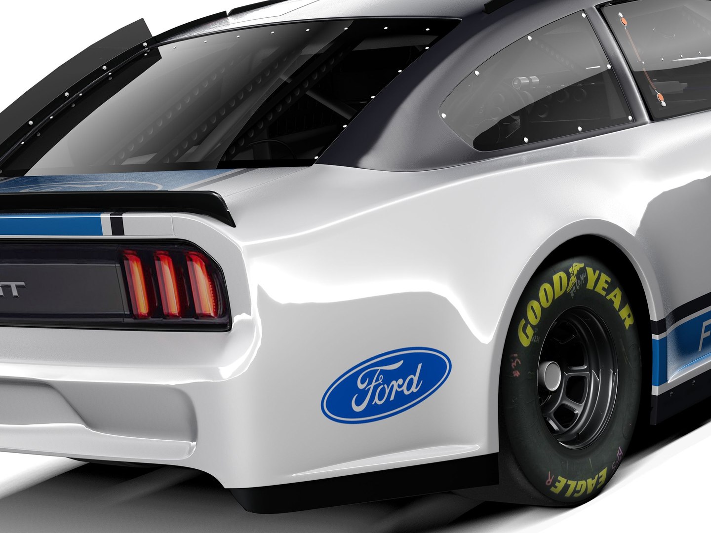 3D Nascar Mustang 2019 - TurboSquid 2224275