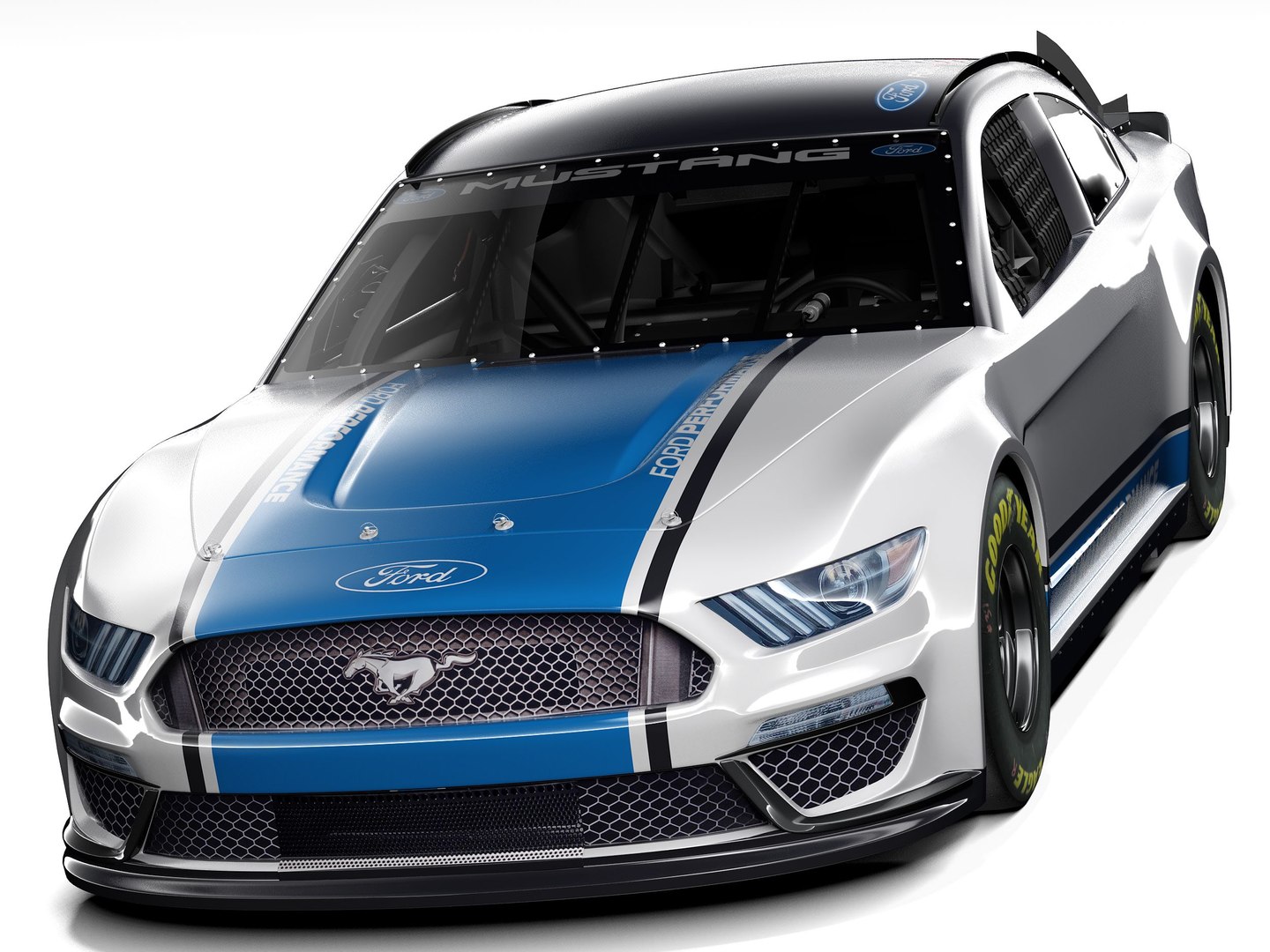 3D Nascar Mustang 2019 - TurboSquid 2224275