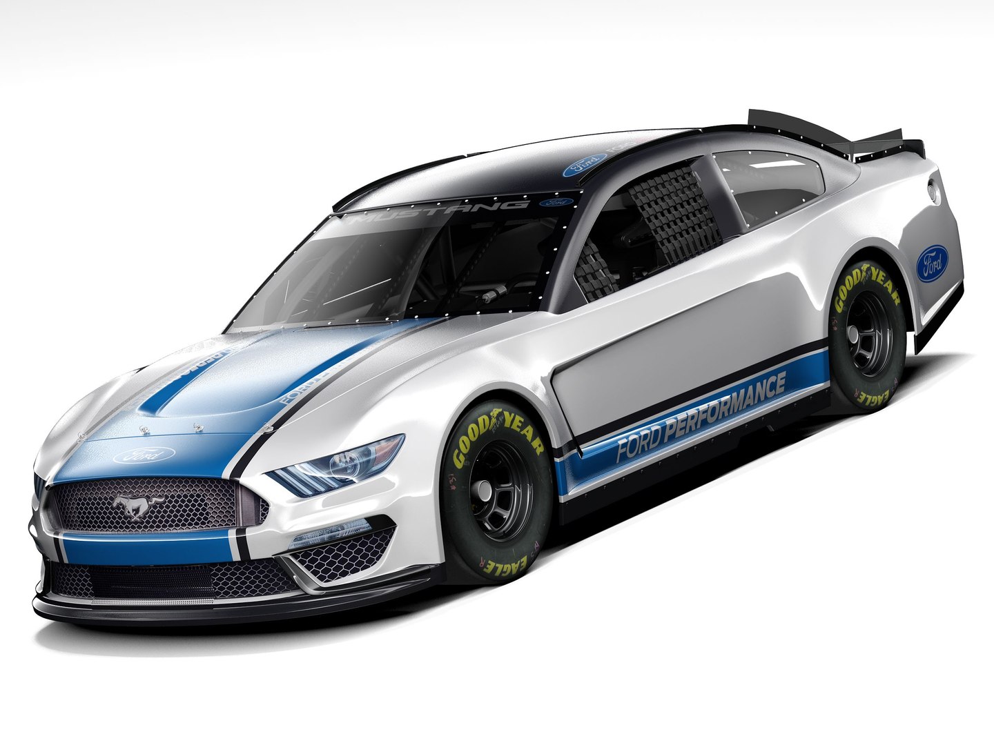 3D Nascar Mustang 2019 - TurboSquid 2224275
