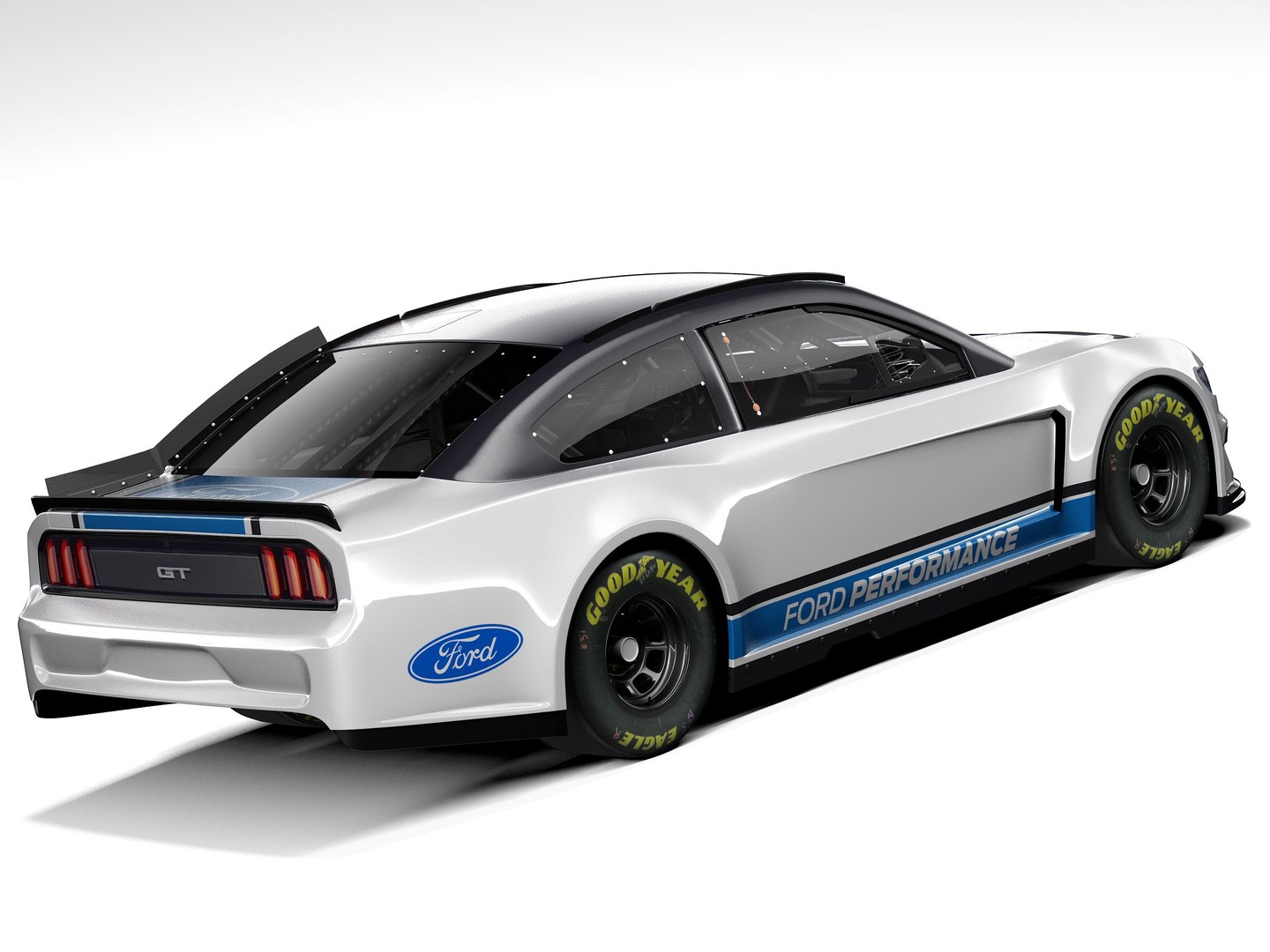 3D Nascar Mustang 2019 - TurboSquid 2224275