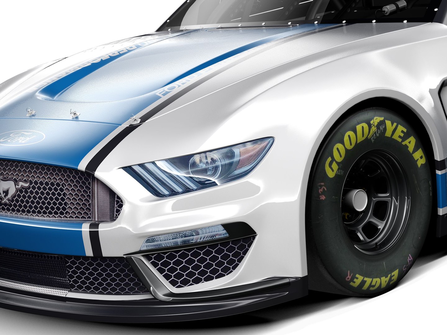 3D Nascar Mustang 2019 - TurboSquid 2224275