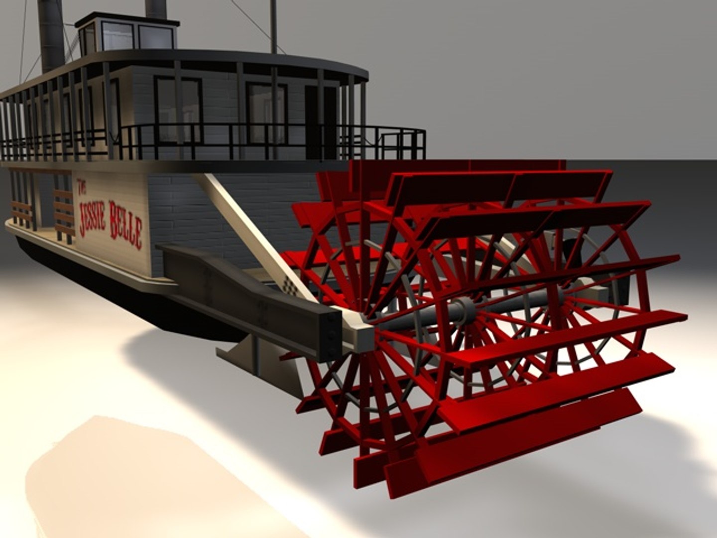 3ds river boat steam