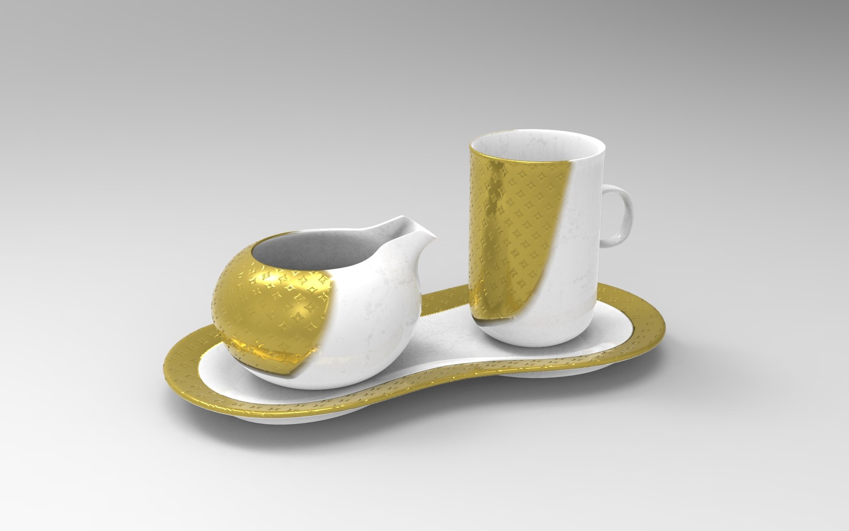 Kopl Milk Set Model - TurboSquid 2198177