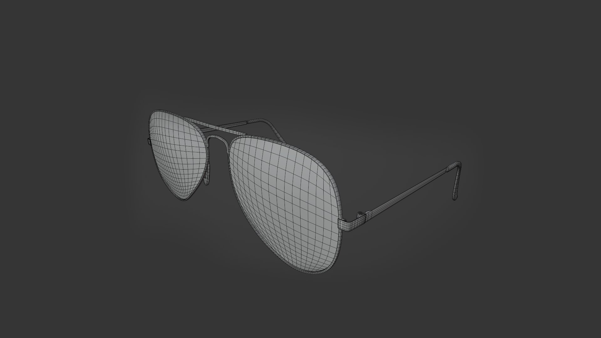 3D Gold Frame with Dark Brown Tint Aviator Sunglasses model ...