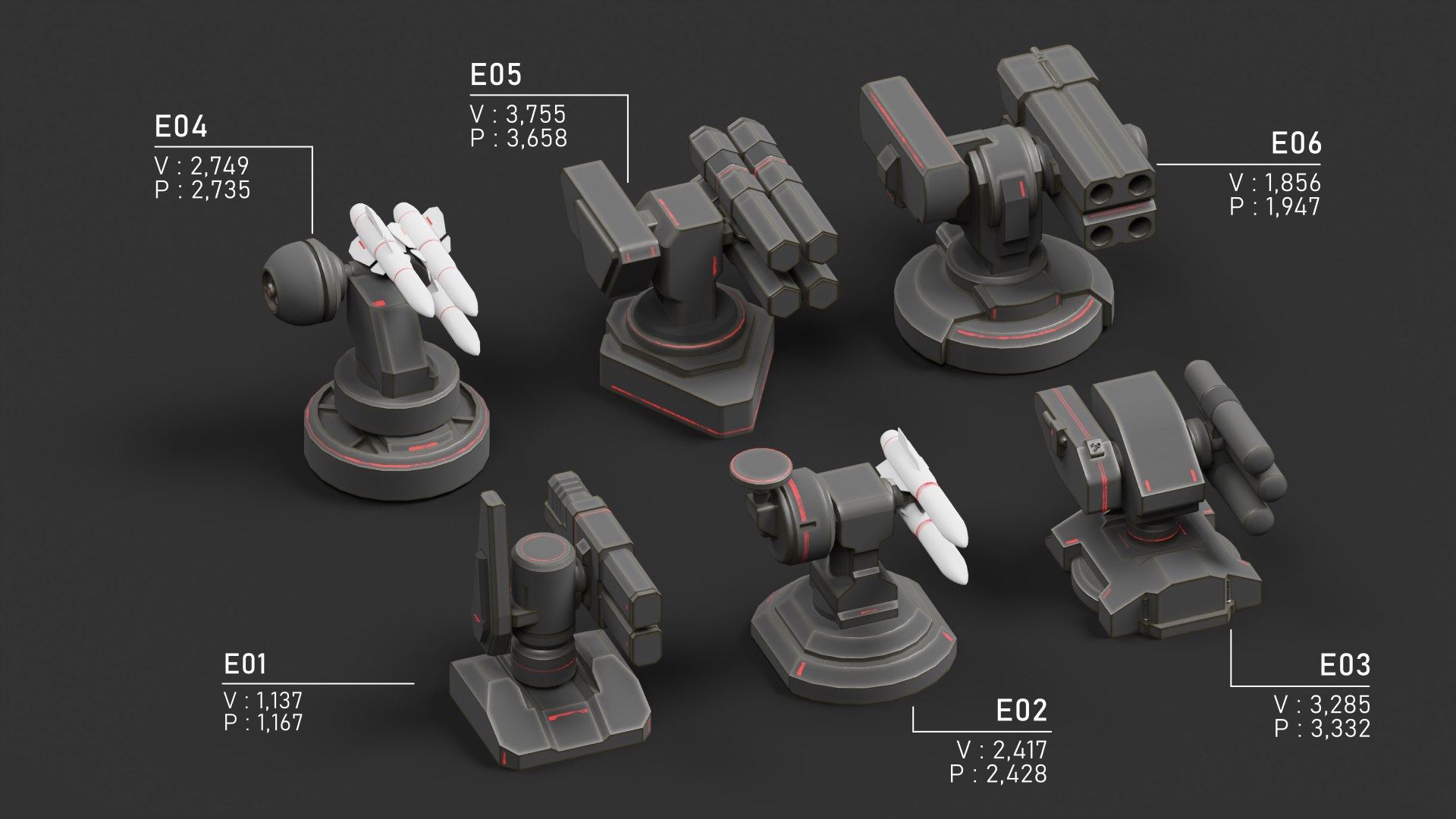 Missile And Rocket Launcher Pack Model - TurboSquid 1811981