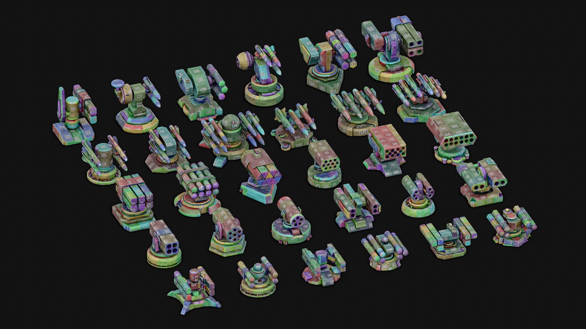 Missile And Rocket Launcher Pack Model - TurboSquid 1811981