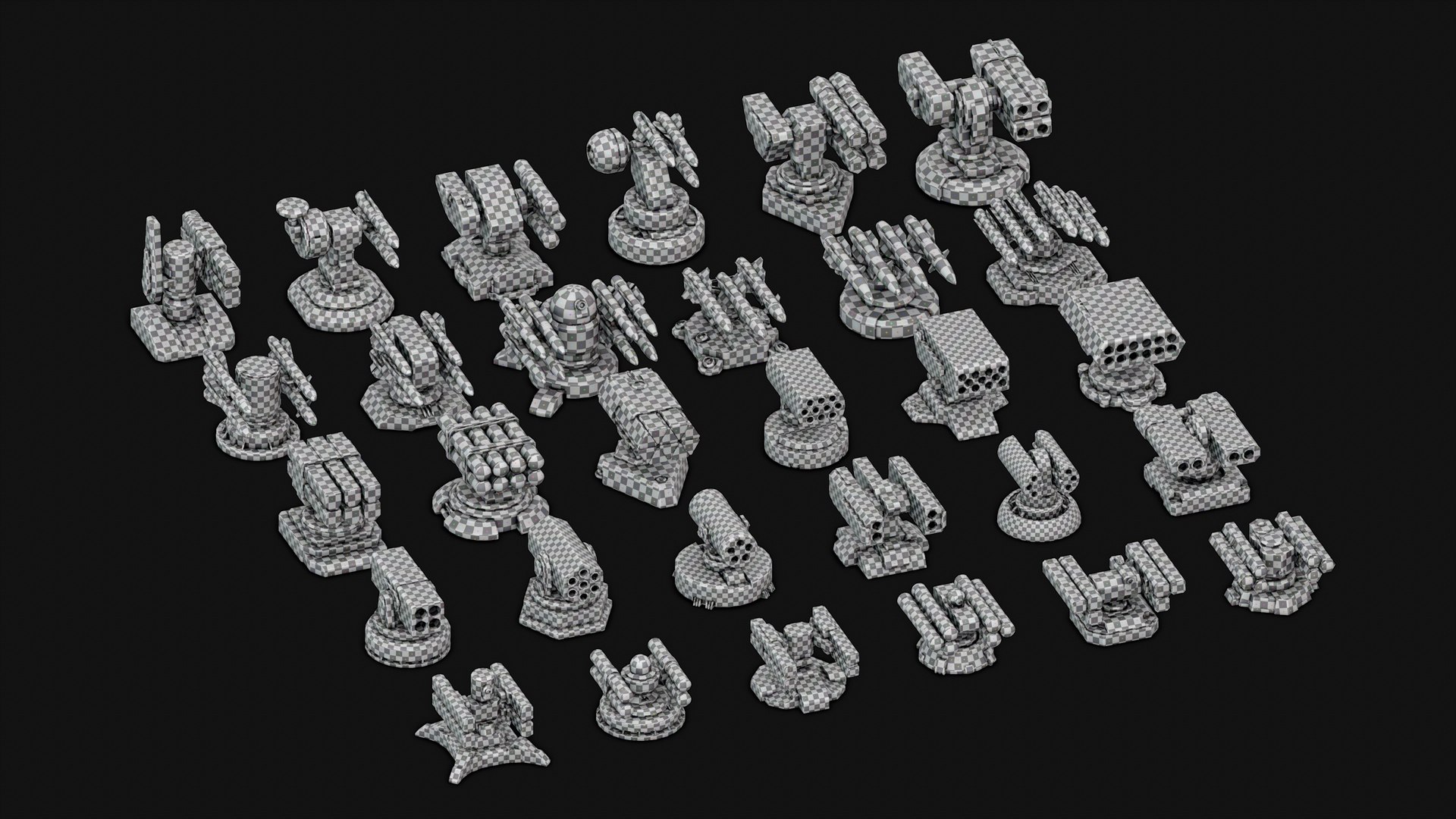 Missile And Rocket Launcher Pack Model - TurboSquid 1811981