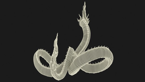 modelo 3d Dragón naga asiático de aparejo verde - TurboSquid 2308498