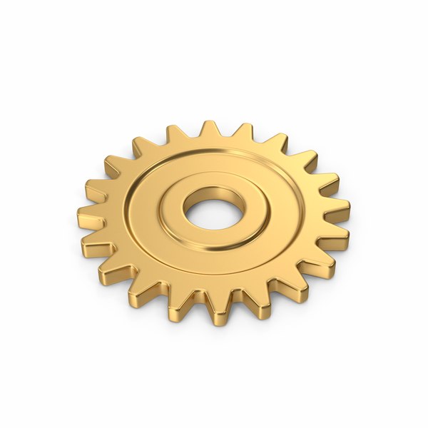 3D Gold Gear - TurboSquid 1959110