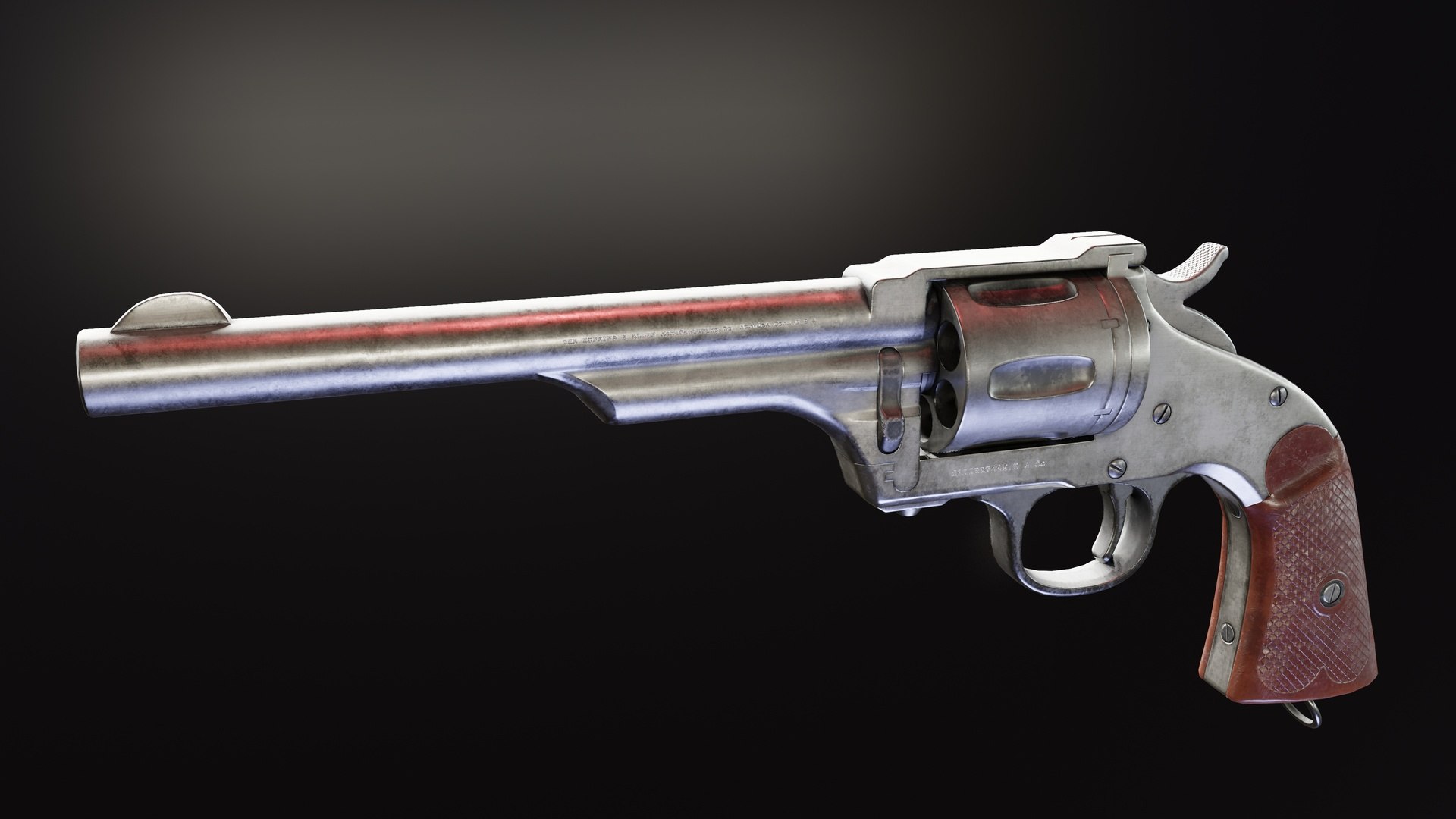 Merwin Hulbert Revolver 3D Model - TurboSquid 1944681