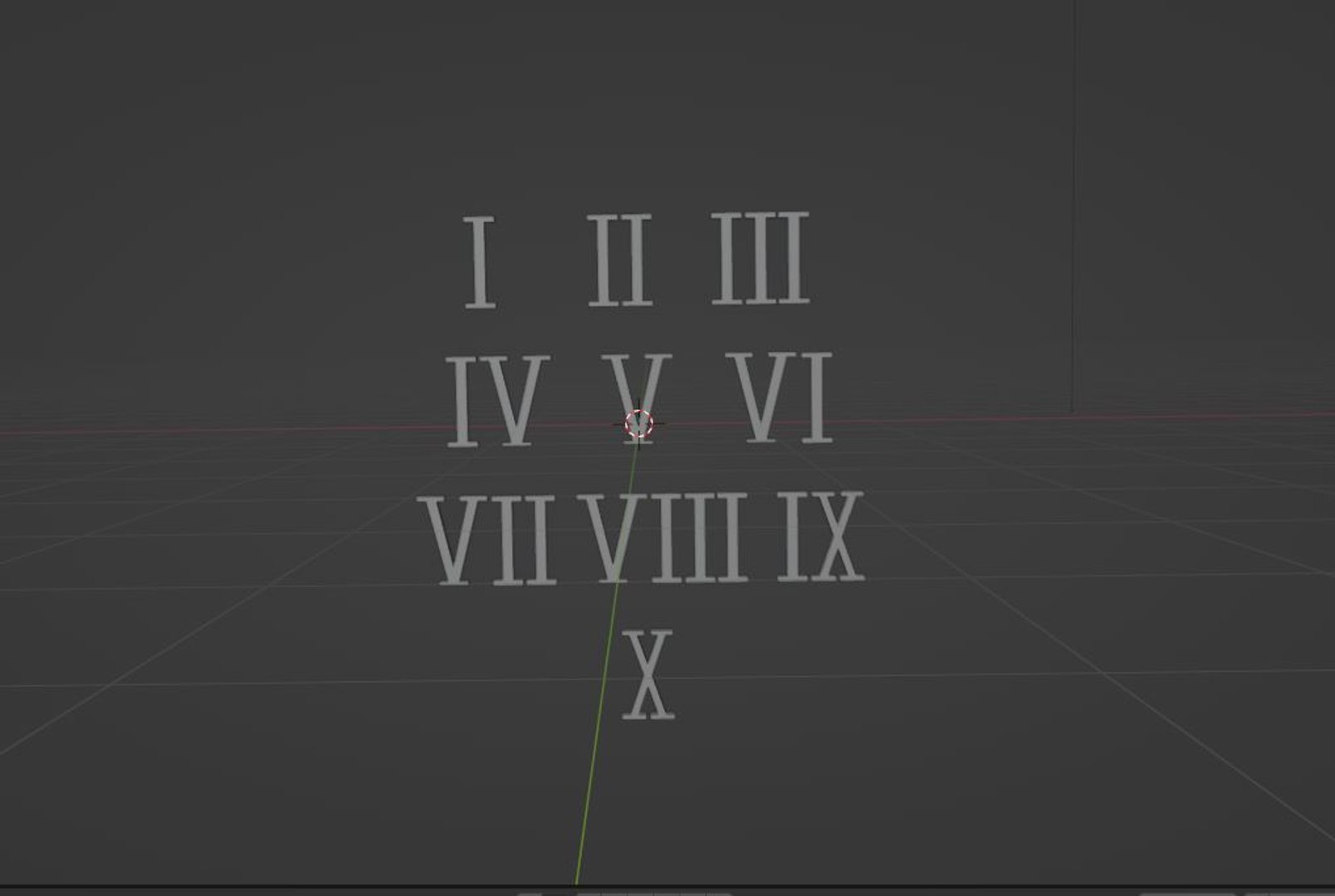 Roman Numerals Art 3D Model 3D Model - TurboSquid 2356226