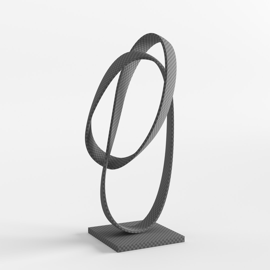 Modern Decorative Abstract Metal Art Sculpture 18 3D Model - TurboSquid ...