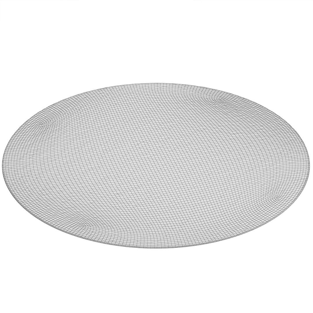ROUND WOOL RUG 3D Model - TurboSquid 1805941